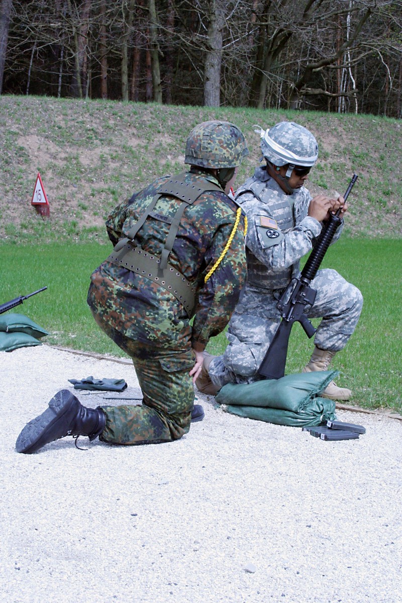 NCOs guide German counterparts through weapons training | Article | The ...