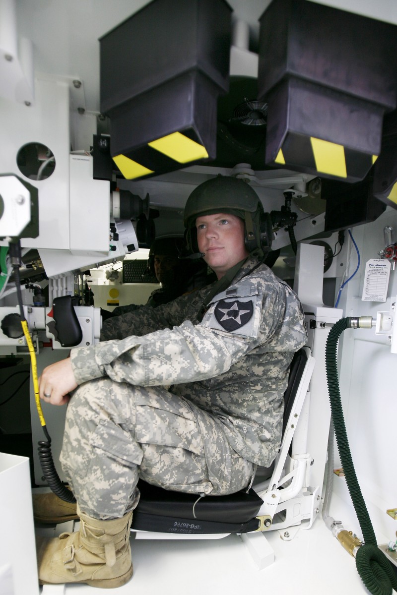 Stryker unit gives new gunnery training system first Armywide test run ...