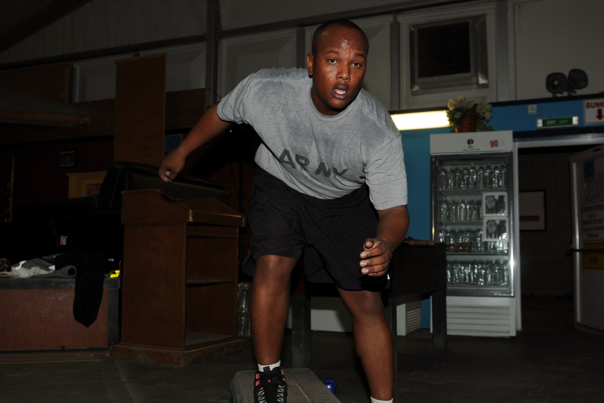 Step aerobics class a 'step above' | Article | The United States Army
