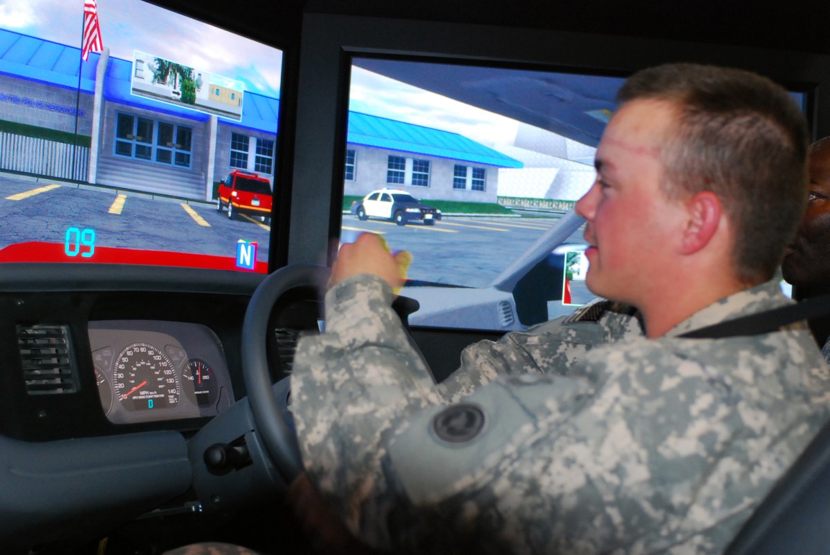 Driving simulators prepare troops for real thing | Article | The United ...