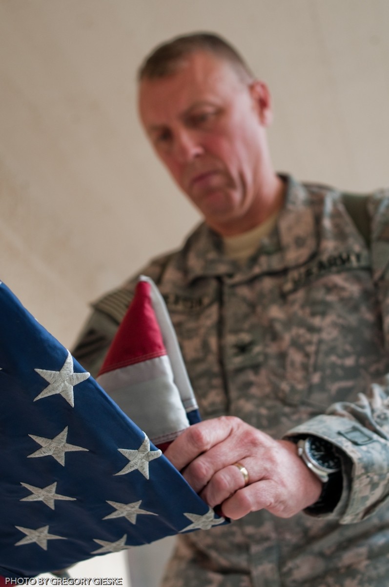 Tattered Red, White, Blue stirs deep emotions for 2HBCT, 3ID Cdr ...