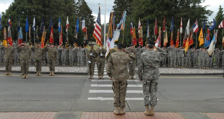 I Corps cases colors ahead of summer Afghanistan tour | Article | The ...