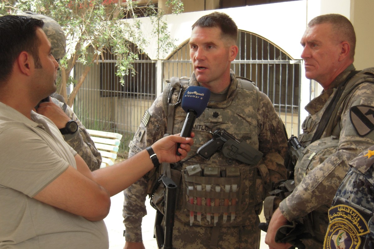Saber Squadron and Iraqi Partners Engage Local Media during School ...