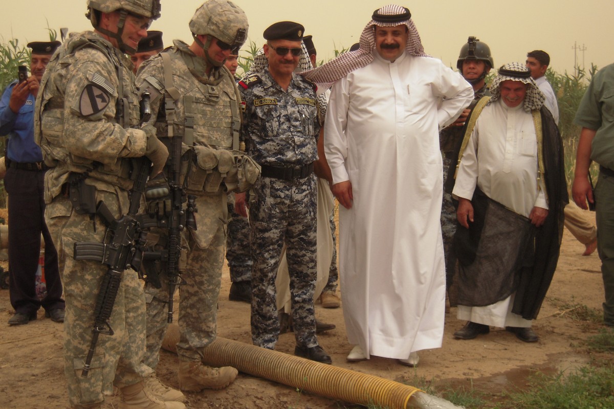 'Saber' Squadron, Iraqi partners provide water pumps to local farmers ...