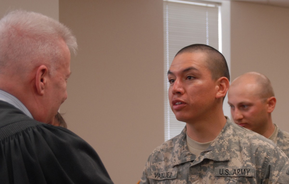 Citizenship, Army service the "right thing" for Vazquez | Article | The ...