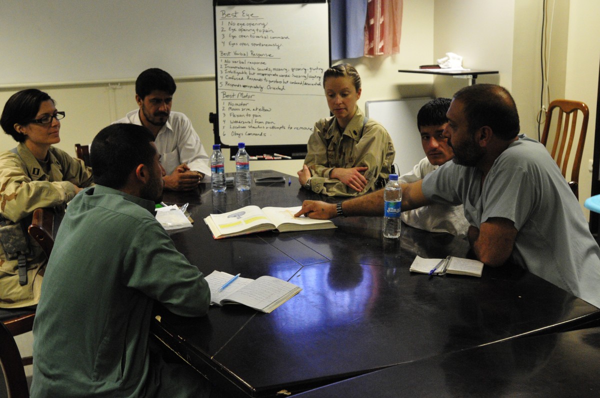 U.S. Navy mentor ANA medics | Article | The United States Army
