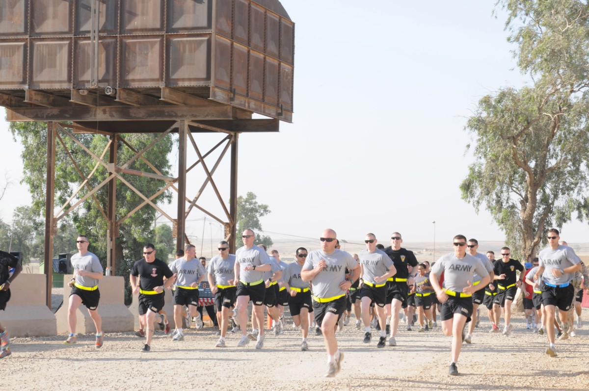U.S. troops, DOD employees run to celebrate U.S. Army’s birthday ...