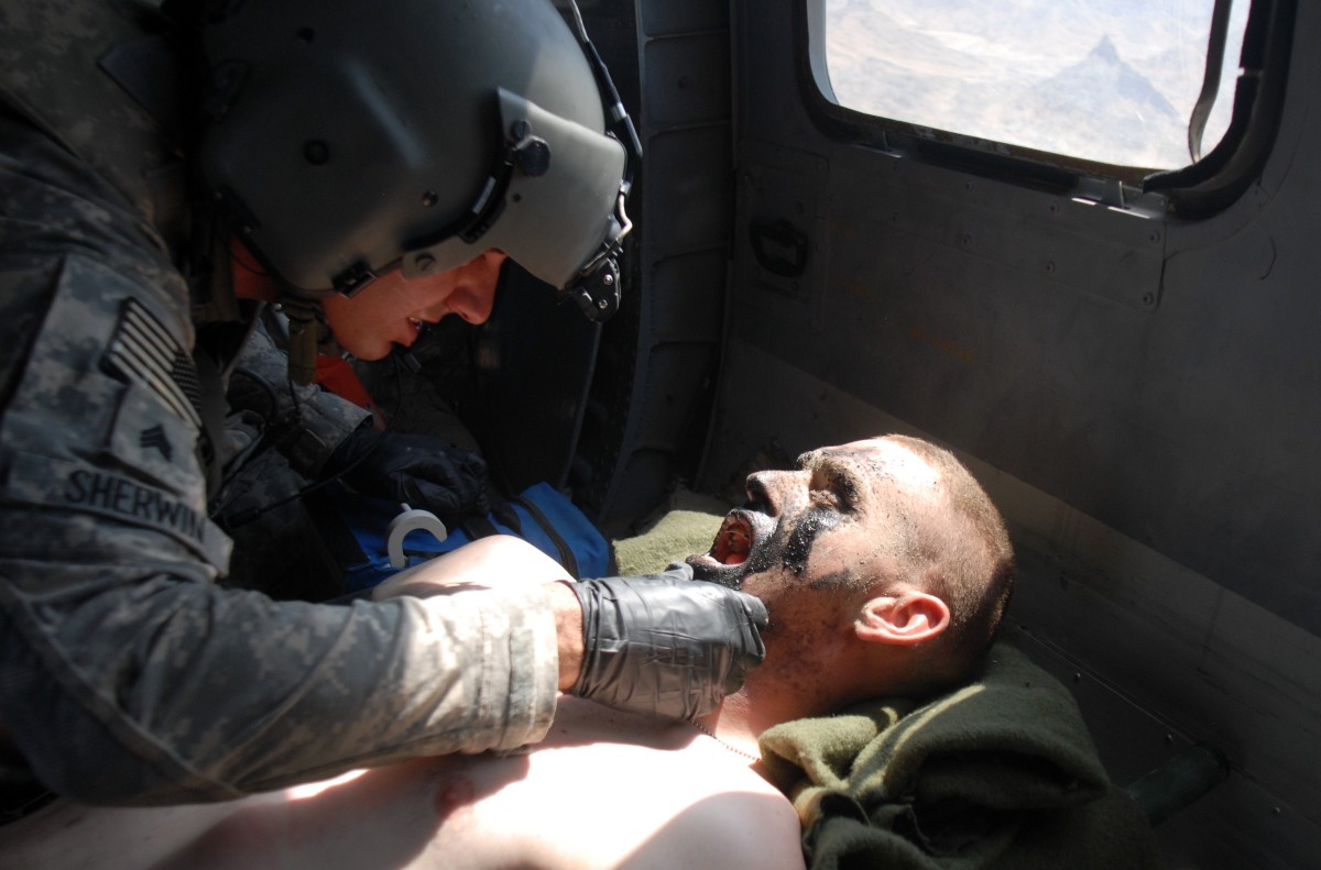 Medical professionals in Afghanistan strive to treated wounded within ...