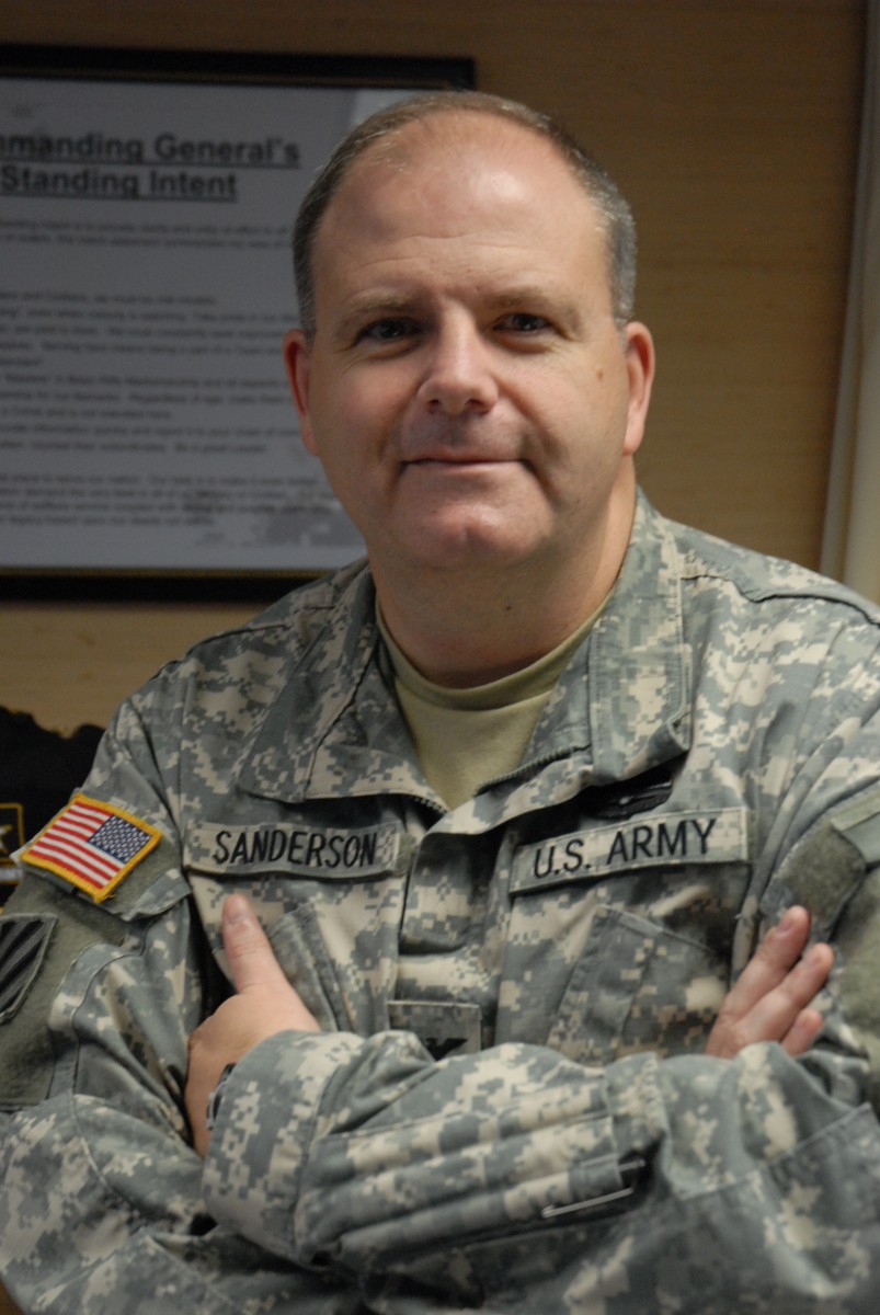 Sanderson says final good-bye | Article | The United States Army