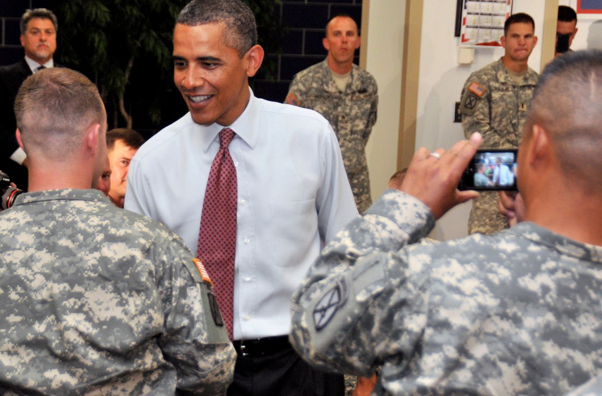Obama thanks Soldiers, discusses Afghan drawdown at Drum | Article ...