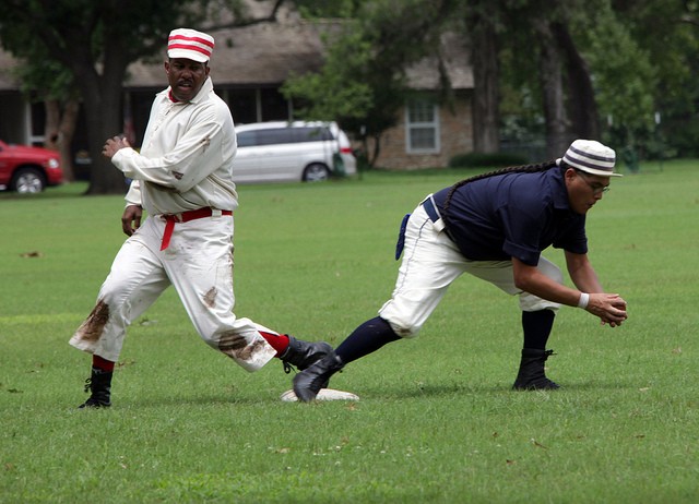 Old Men Playing Baseball