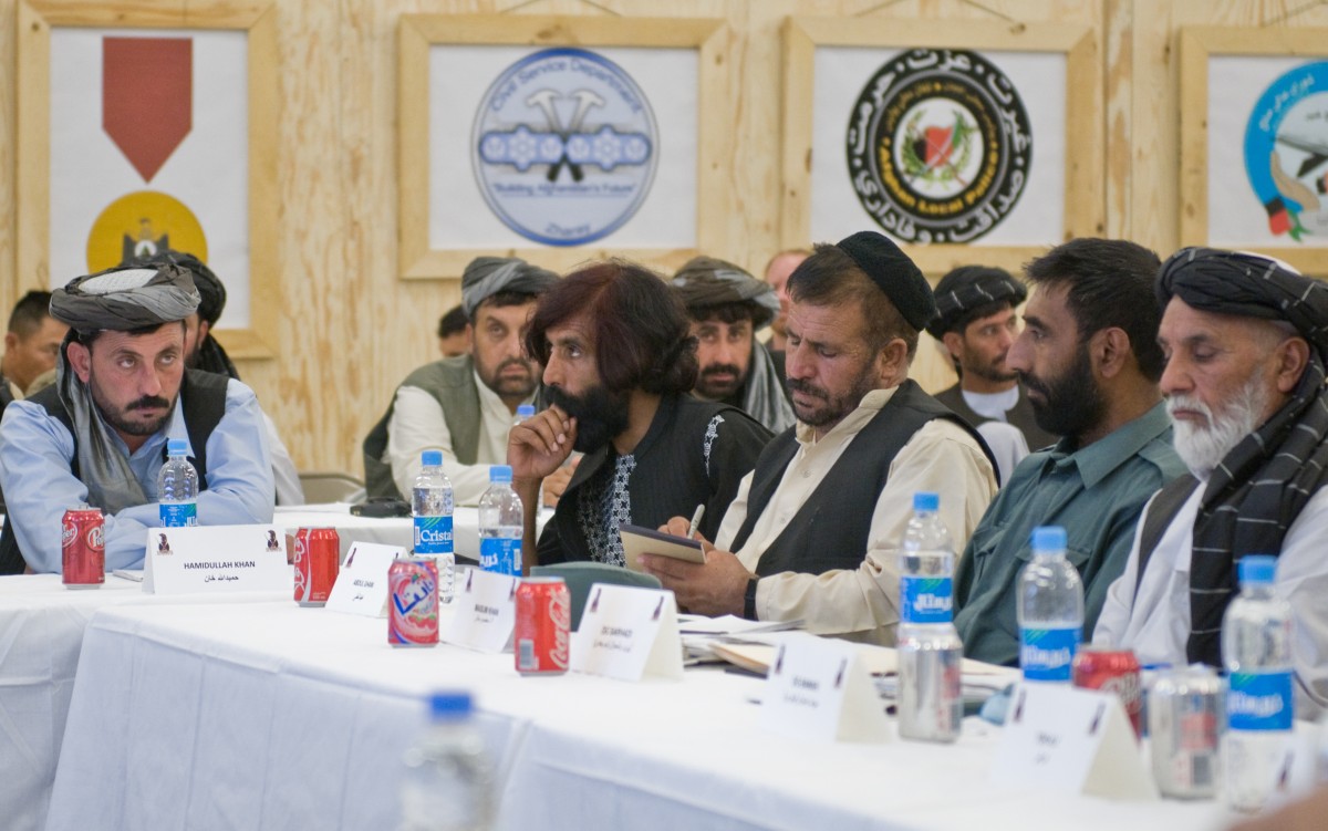 Task Force Spartan hosts first reintegration shura at FOB Pasab ...