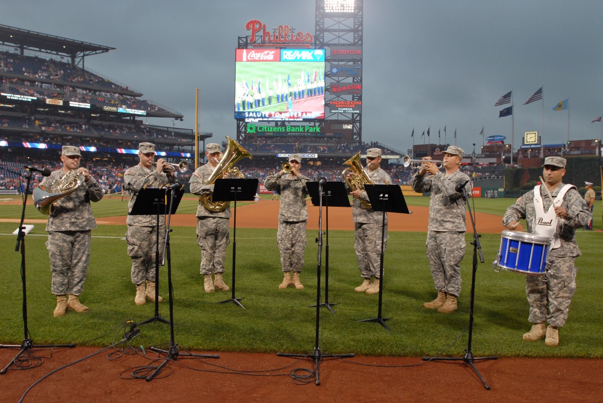 78th Army Band at Phillies Game | Article | The United States Army