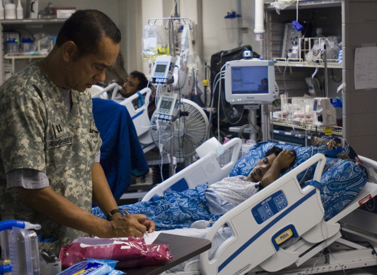 Forward Operating Base Salerno hospital treats local nationals ...