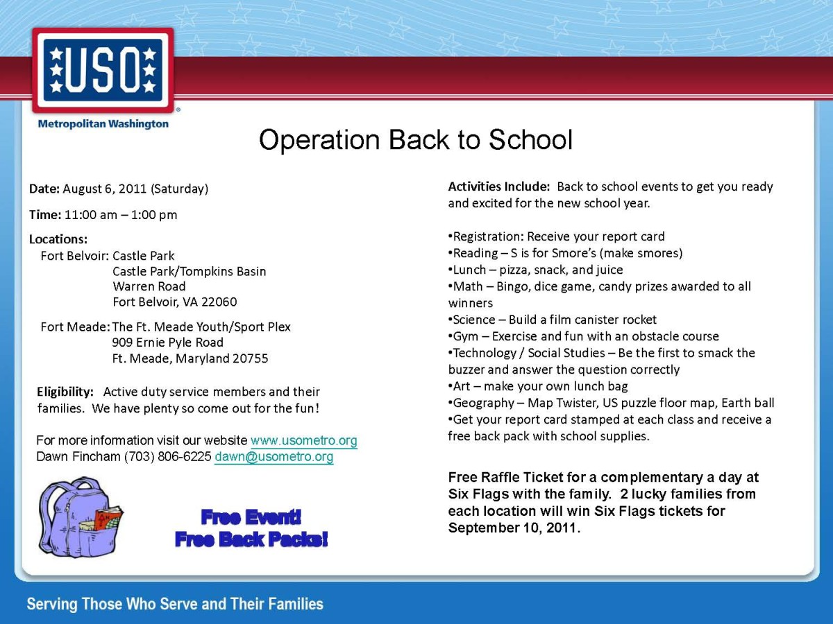 Operation Back to School | Article | The United States Army