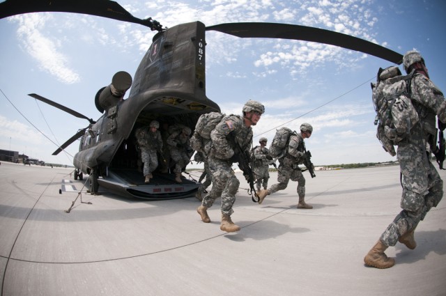 Fort Riley aviation brigade spins up aircraft for training with ground ...