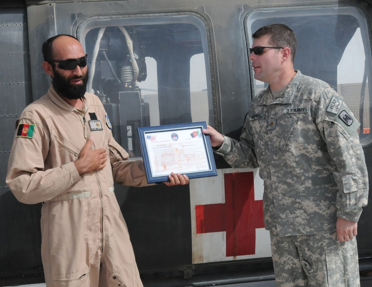Afghan Medic completes flight training | Article | The United States Army