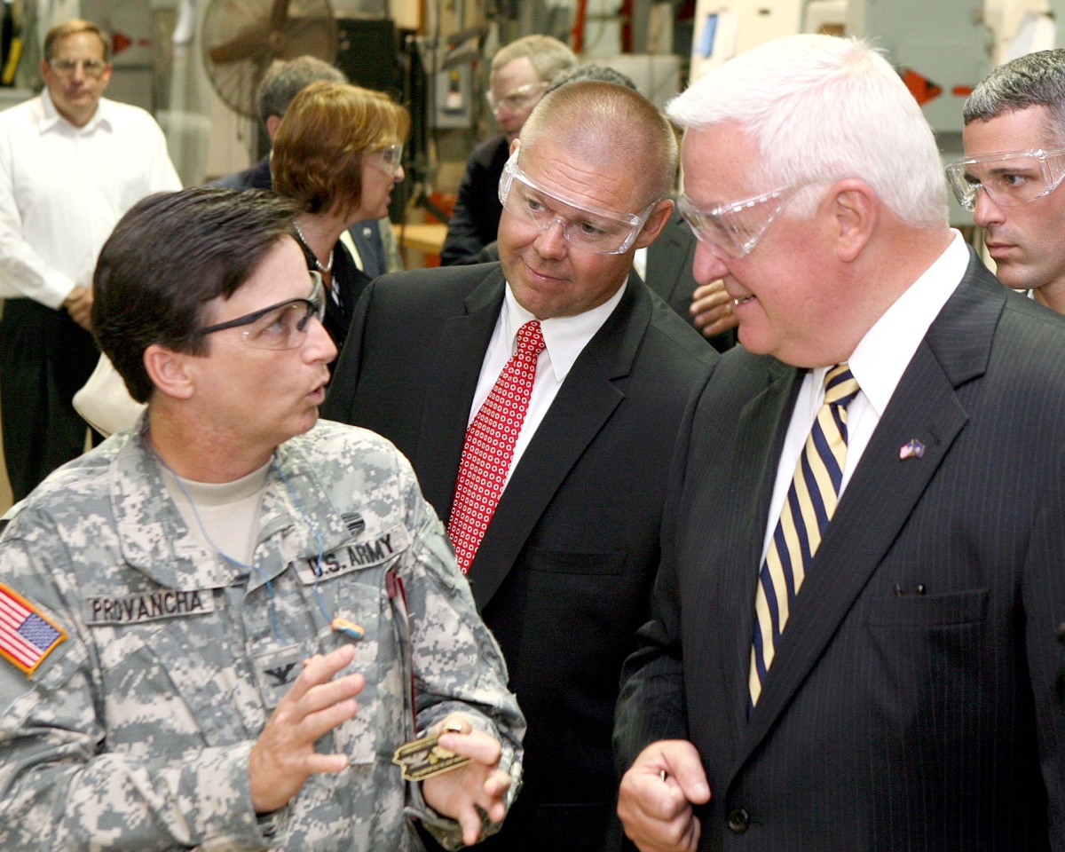 Pennsylvania Governor, Tom Corbett, stops by Letterkenny Army Depot ...