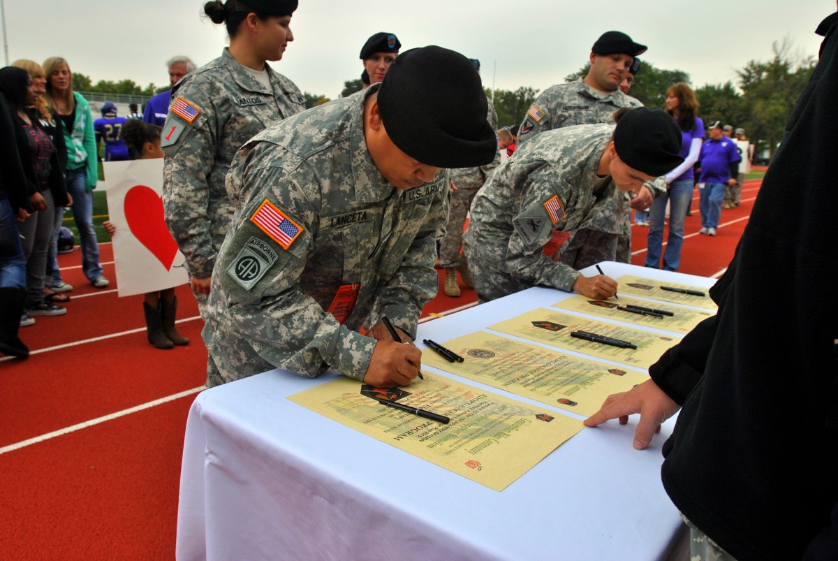 601st ASB signs Adopt-a-School covenants | Article | The United States Army