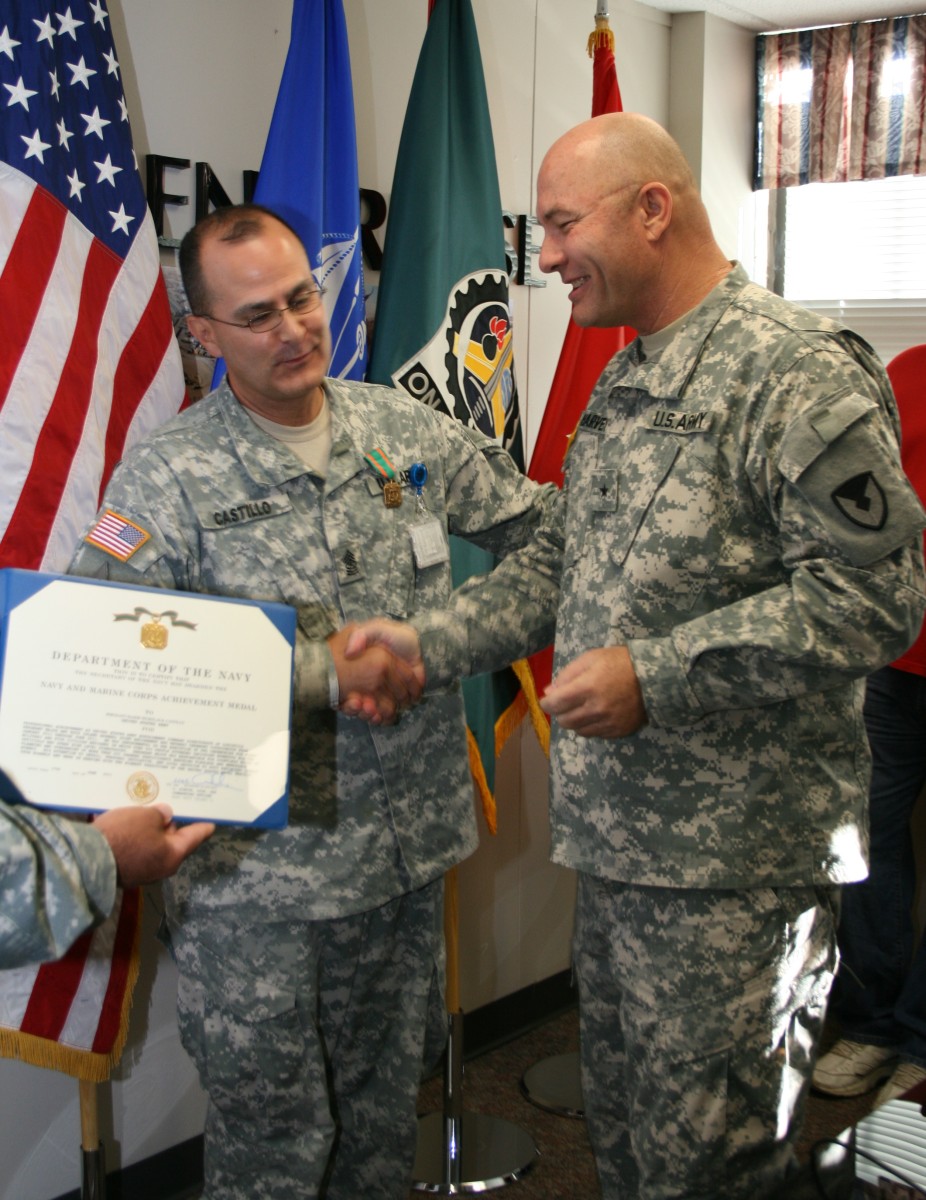 Castillo earns Navy medal | Article | The United States Army