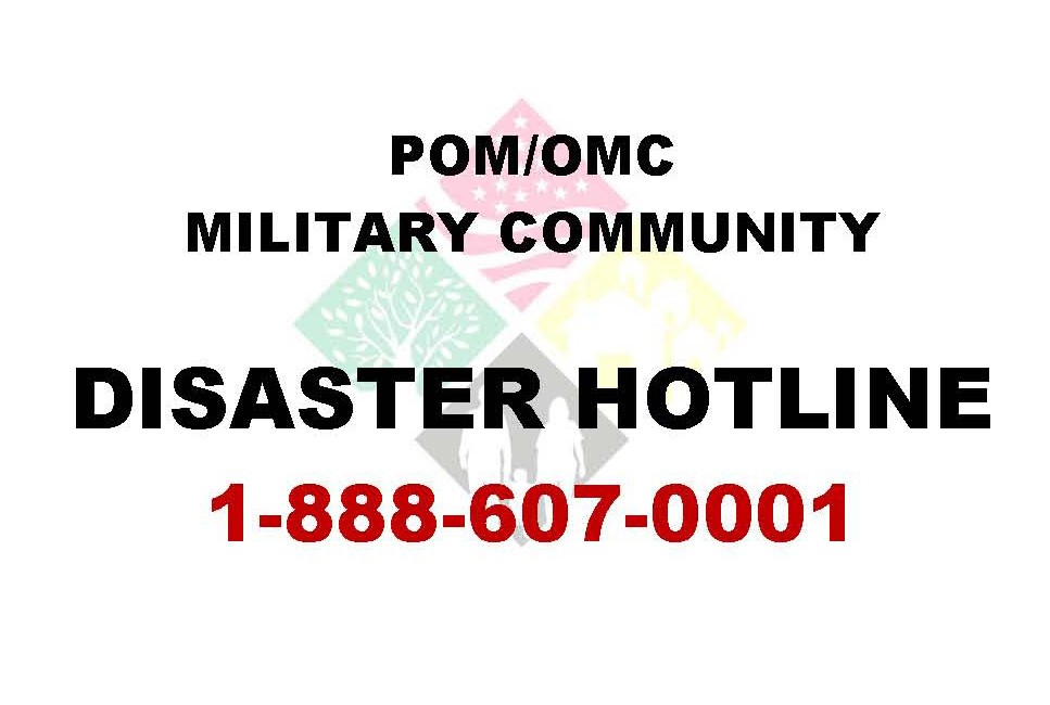 Presidio & OMC Disaster Hotline | Article | The United States Army