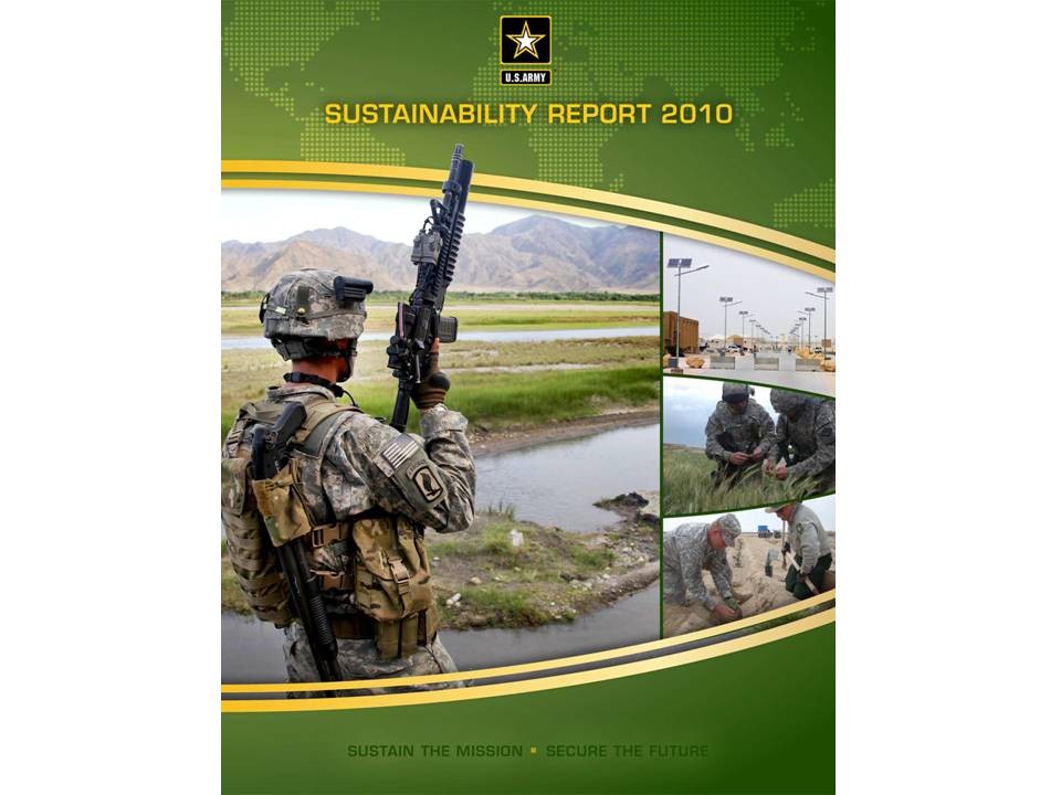 Army Sustainability Report 2010 published | Article | The United States ...