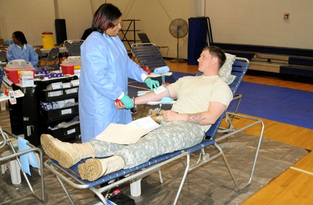 Blood drive helps Soldiers, local Families, Lyster | Article | The ...