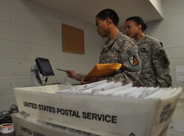 82nd Sust. Bde. Soldiers assume official mail mission | Article | The ...