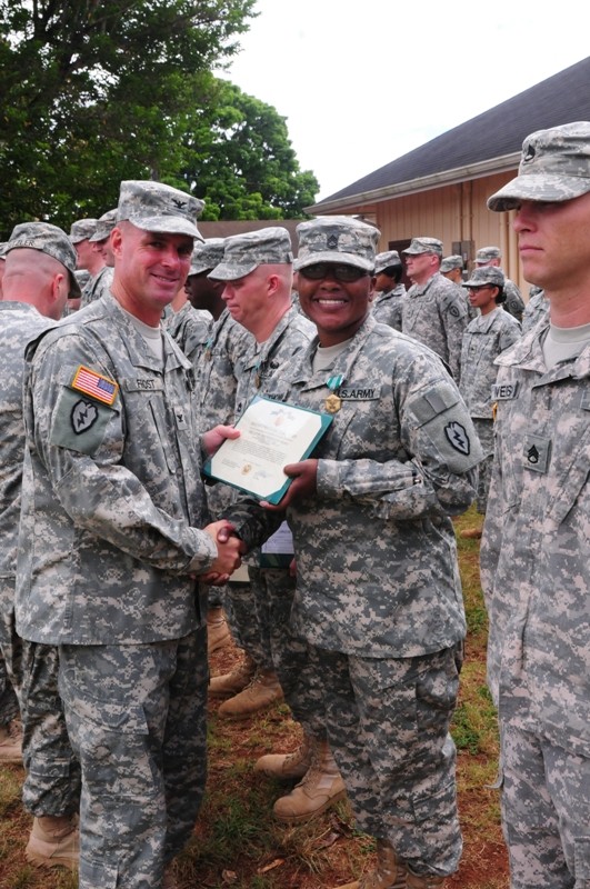 Warrior Rear Det. completes mission, receives awards during ceremony ...