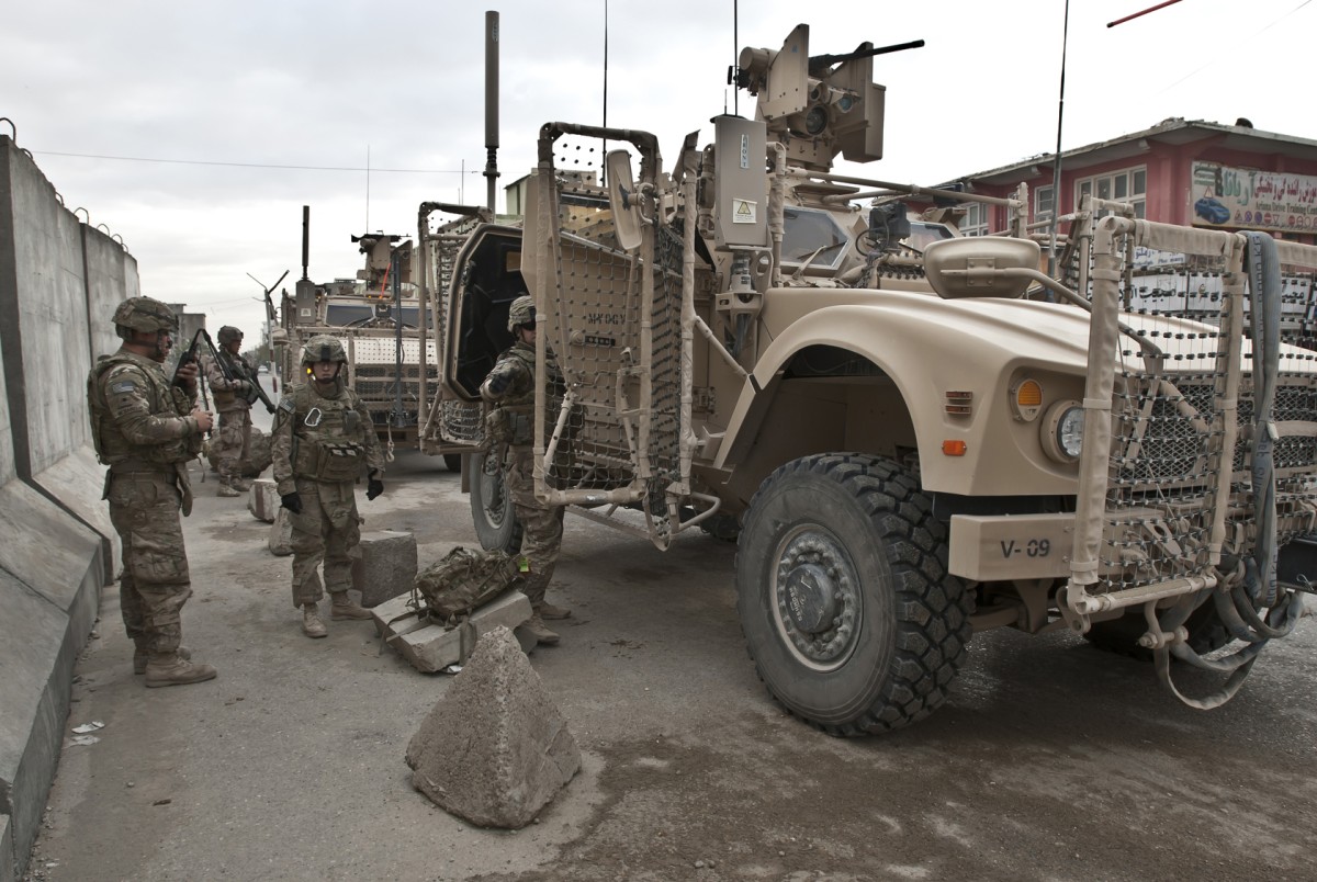 Soldiers of the 156th Military Police detachment lay down the law ...