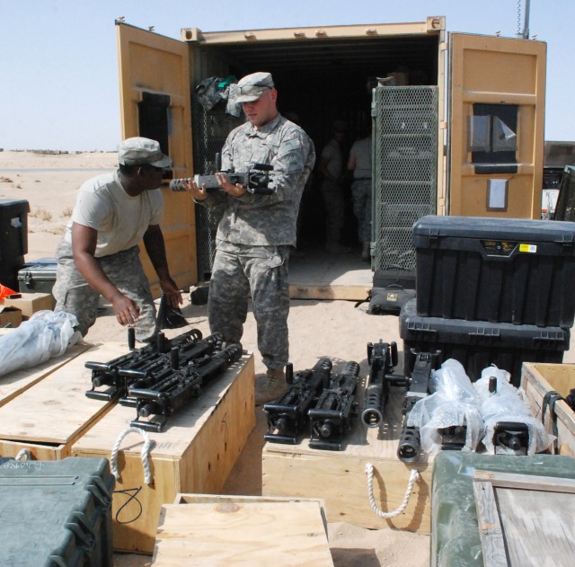 Battalion dons AMC patch for drawdown mission | Article | The United ...