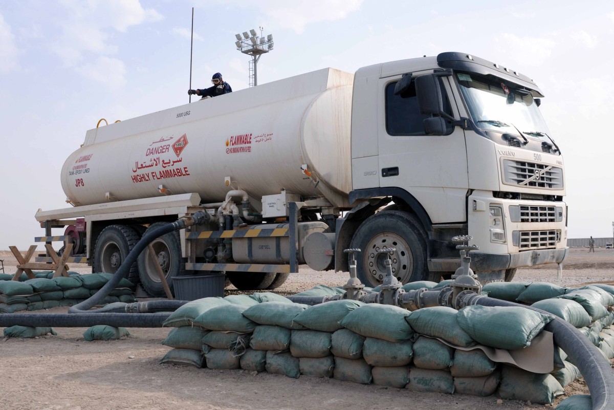 Last stop for fuel in Iraq: Bulk fuel farm consolidates fuel as ...
