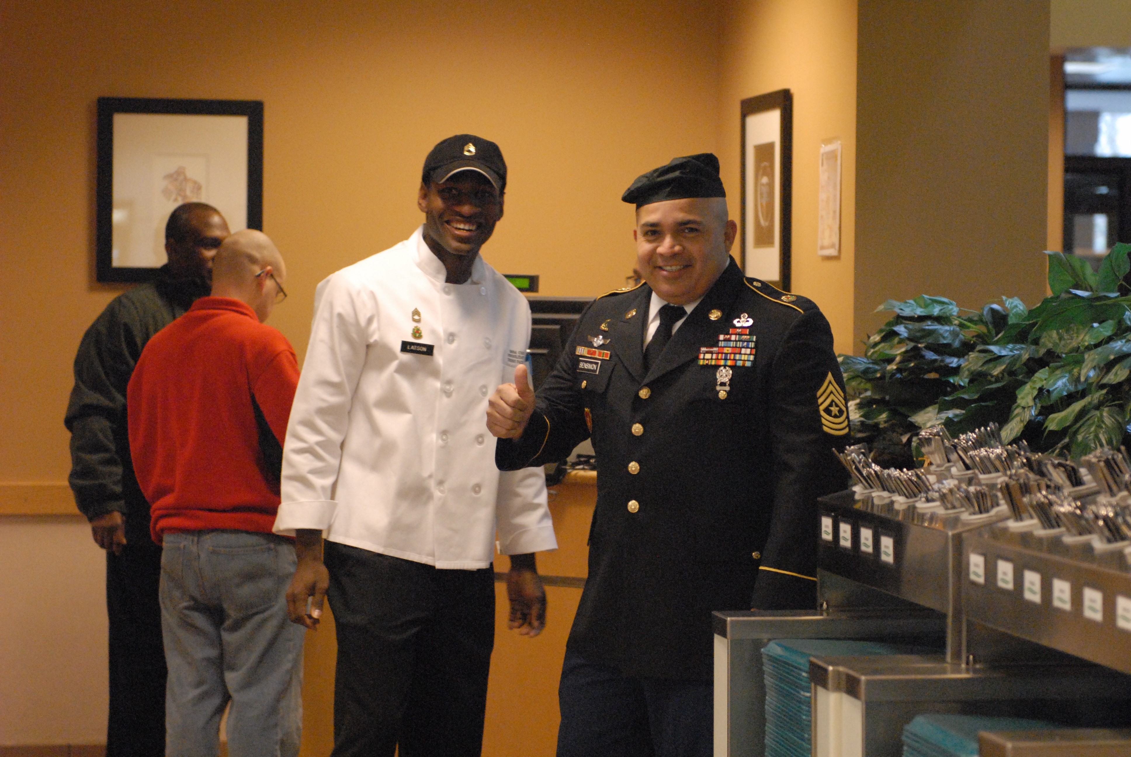 Stand-alone photos witgh cutlines for 593rs Sust. Bde. Thanksgiving ...