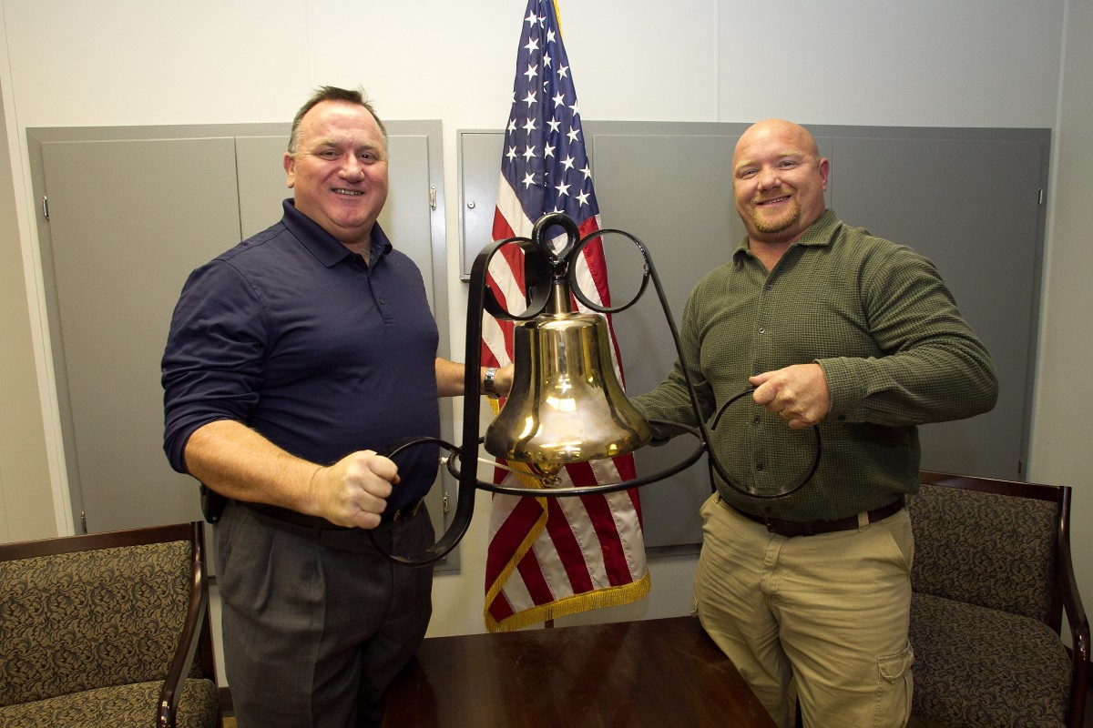 DGRC presents locomotive bell to ANAD | Article | The United States Army