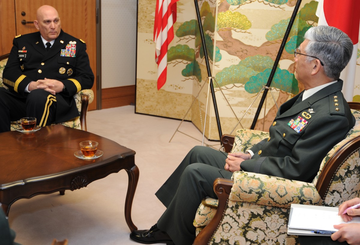 Army chief of staff discusses way forward during visit to Japan ...