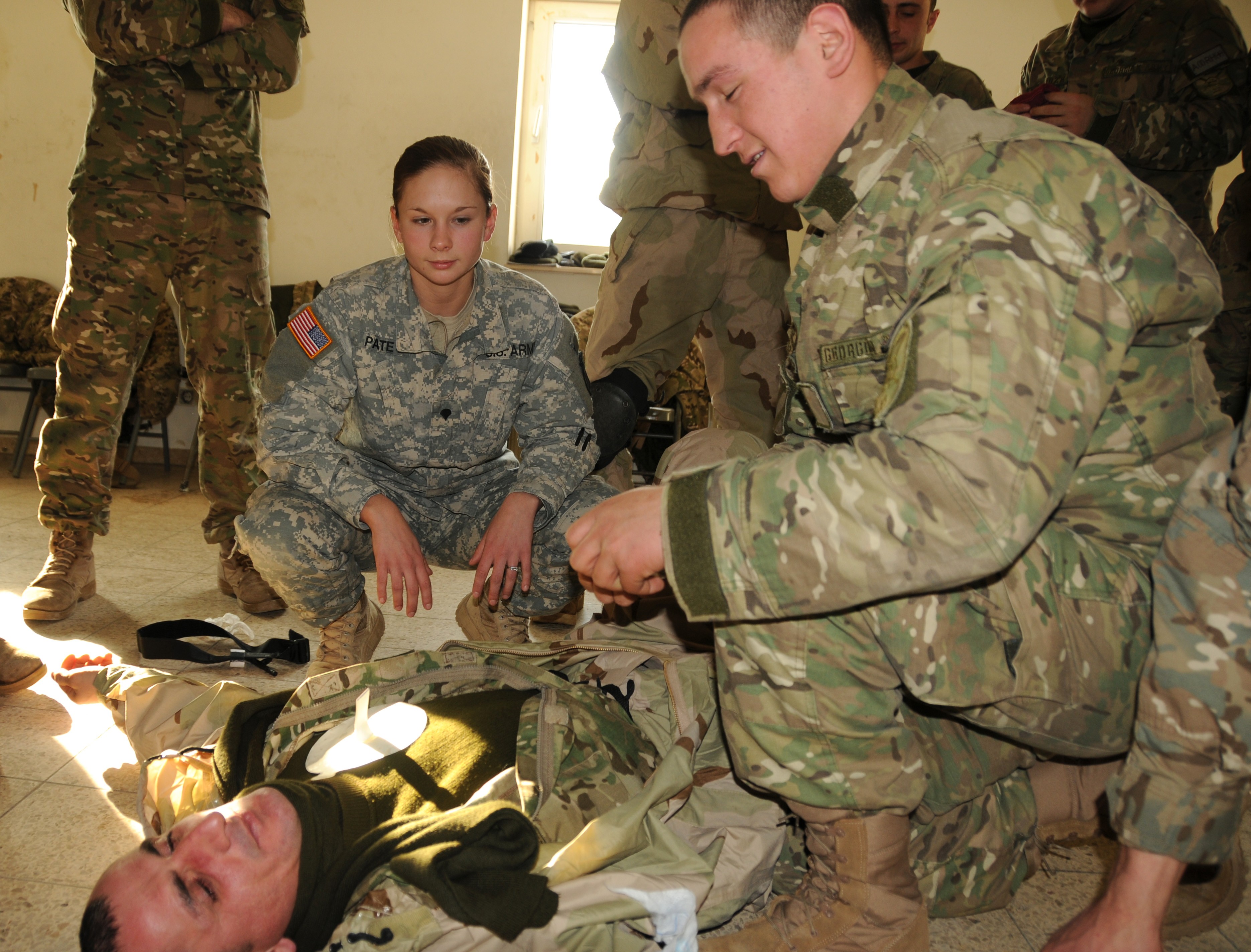 ISAF-bound Republic of Georgia soldiers train at Joint Multinational ...