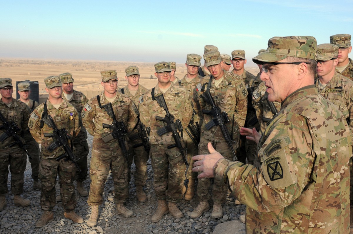 Division commander visits deployed Soldiers: Milley spends three days ...