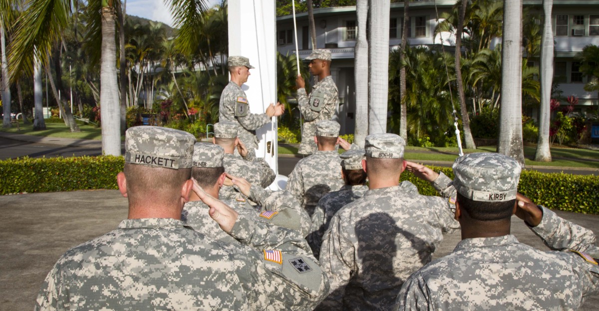 Garrison addresses lack of participation for reveille, retreat ...