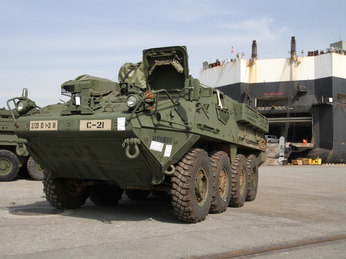 Eighth Army off-loads Strykers in South Korea | Article | The United ...