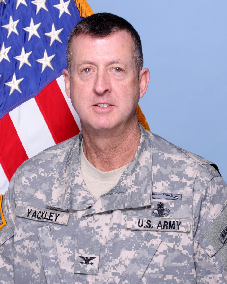 Yackley takes over as new DCO | Article | The United States Army