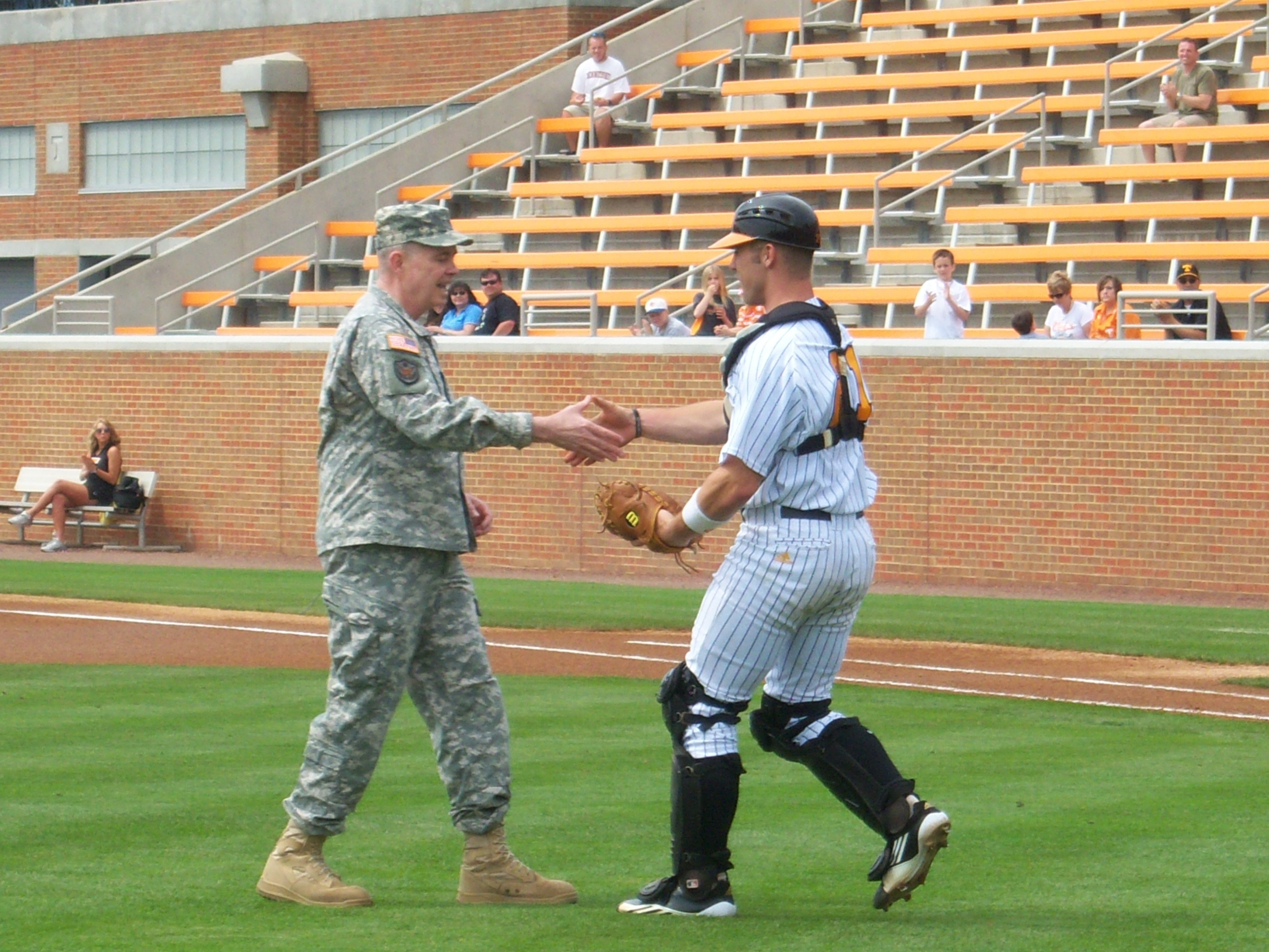 ASA(ALT) PMILDEP LTG William Phillips Throws First Pitch at University ...