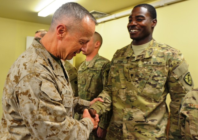 Gen Allen Visits DFIP | Article | The United States Army