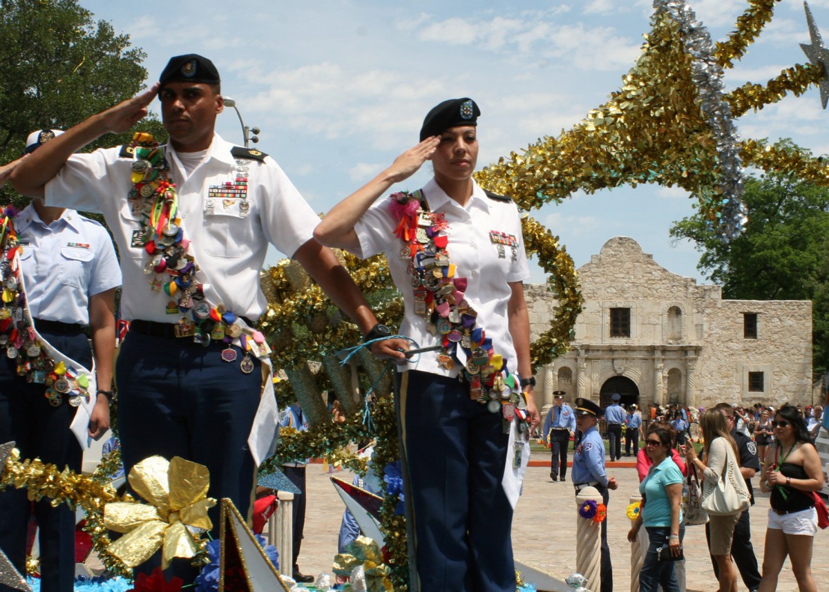 Military, civilian community members celebrate Battle of Flowers parade ...