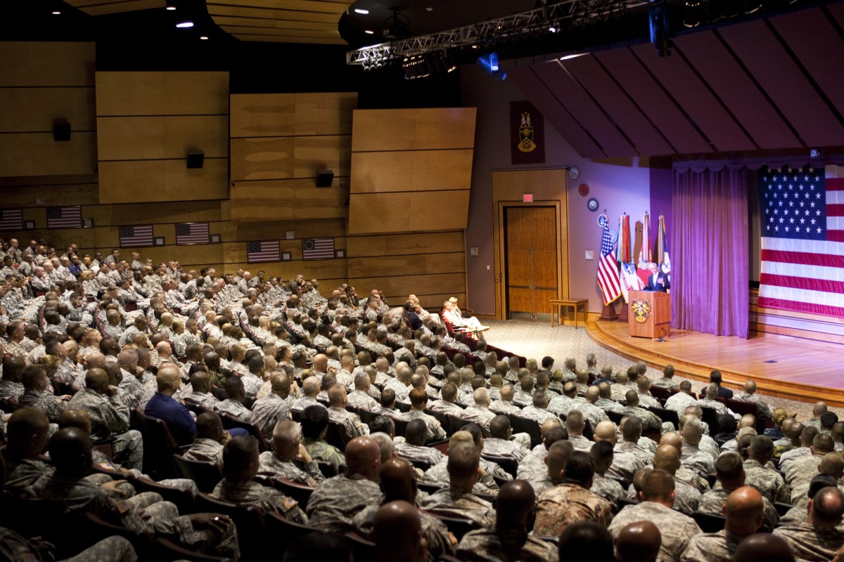 Army Secretary addresses senior noncommissioned officers at Sergeants ...