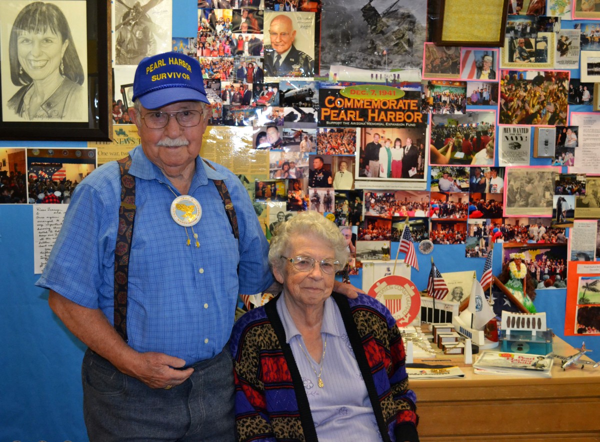 Tyee Park Elementary recognizes Pearl Harbor survivor's 90th birthday ...