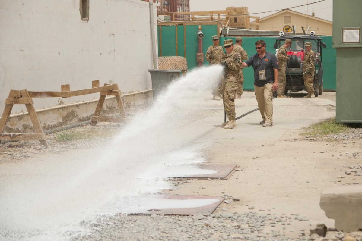 Deployed soldiers stand ready to battle with fire | Article | The ...