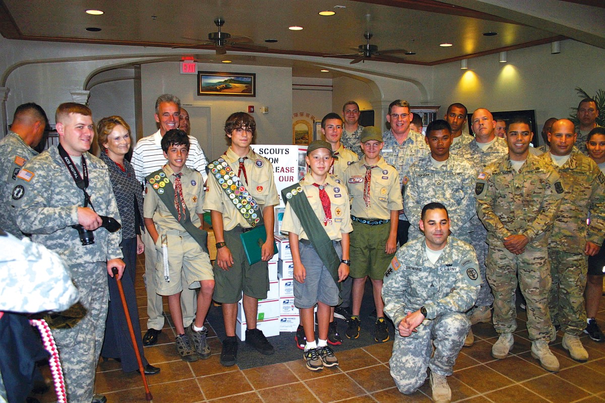 Eagle Scout project delivers care for wounded warriors | Article | The ...