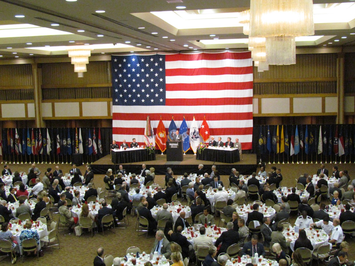 'Great' luncheon turnout salutes military | Article | The United States ...