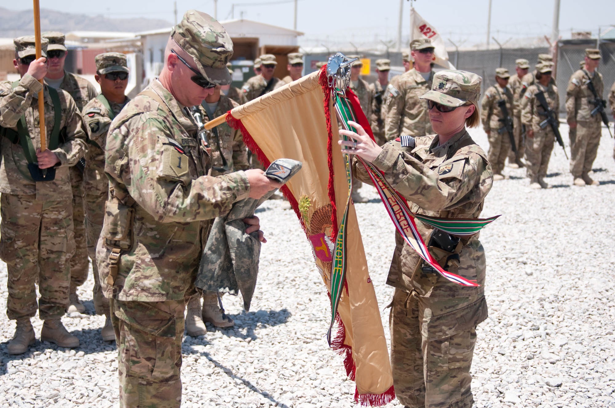 18th Combat Sustainment Support Battalion Uncases colors | Article ...
