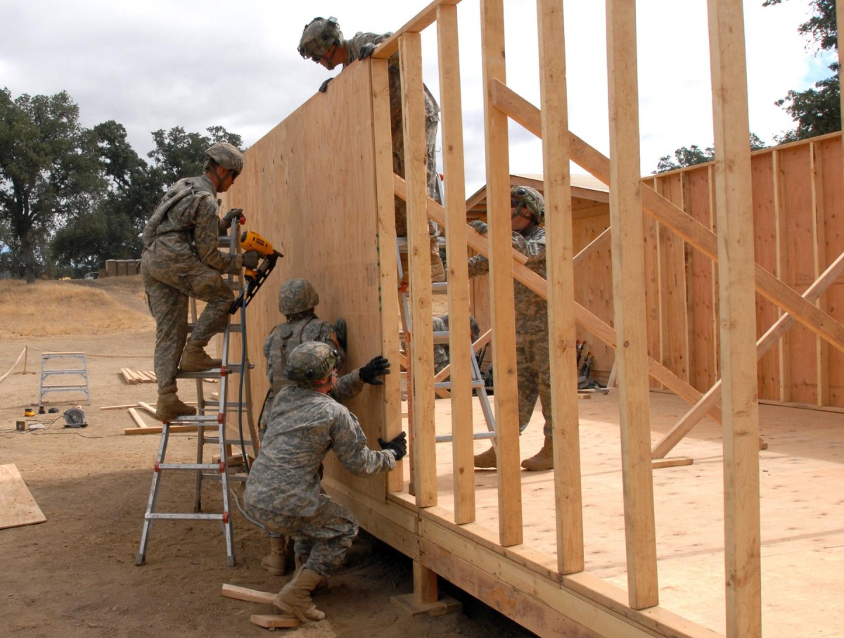 Army Reserve Engineer Soldiers build real-world structures to improve ...